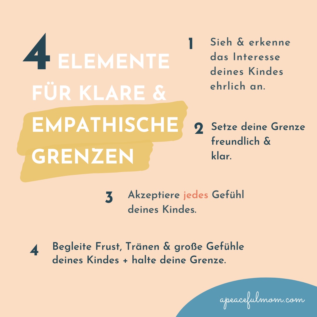 Wie du deinem Kind Grenzen setzt - A Peaceful Mom